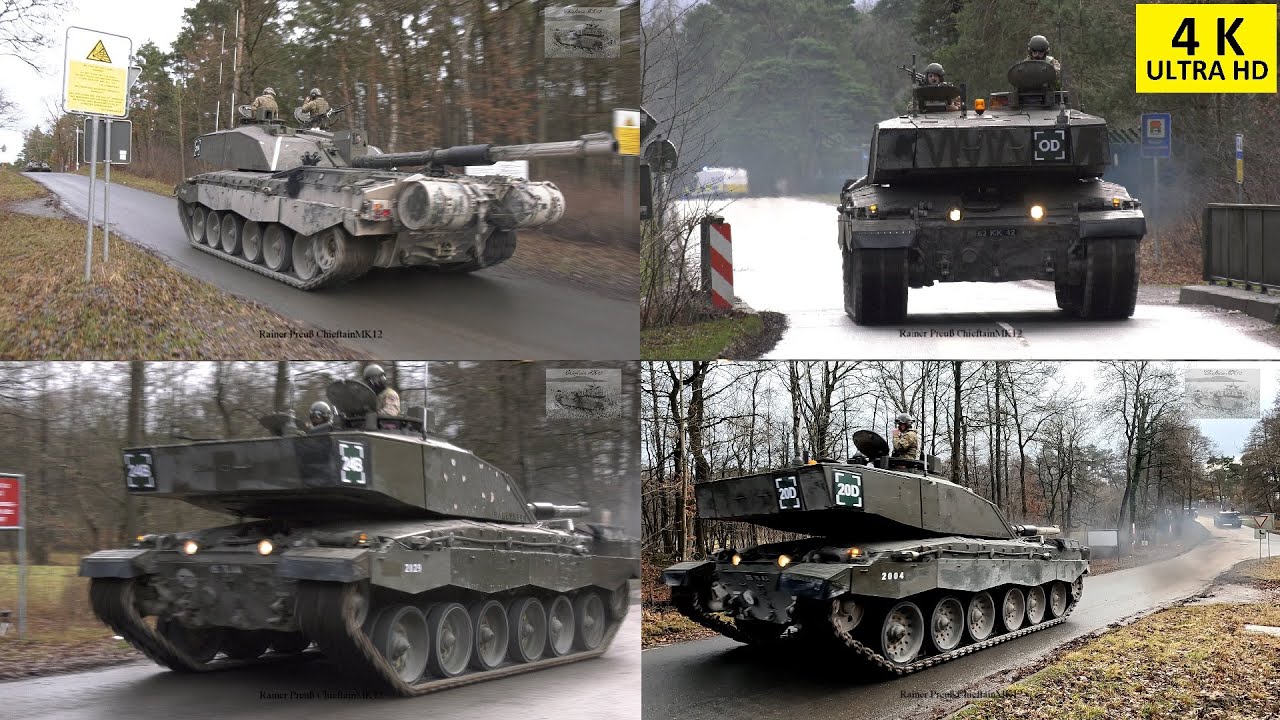 Challenger 2 MBT British Army Armour finally back in Germany ...