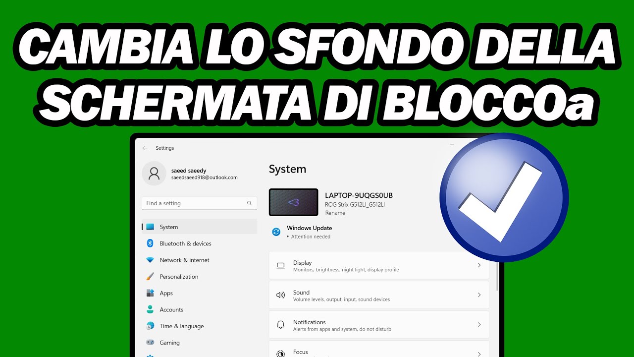 Come Cambiare Lo Sfondo Della Schermata Di Blocco in Windows 11 | Passo ...