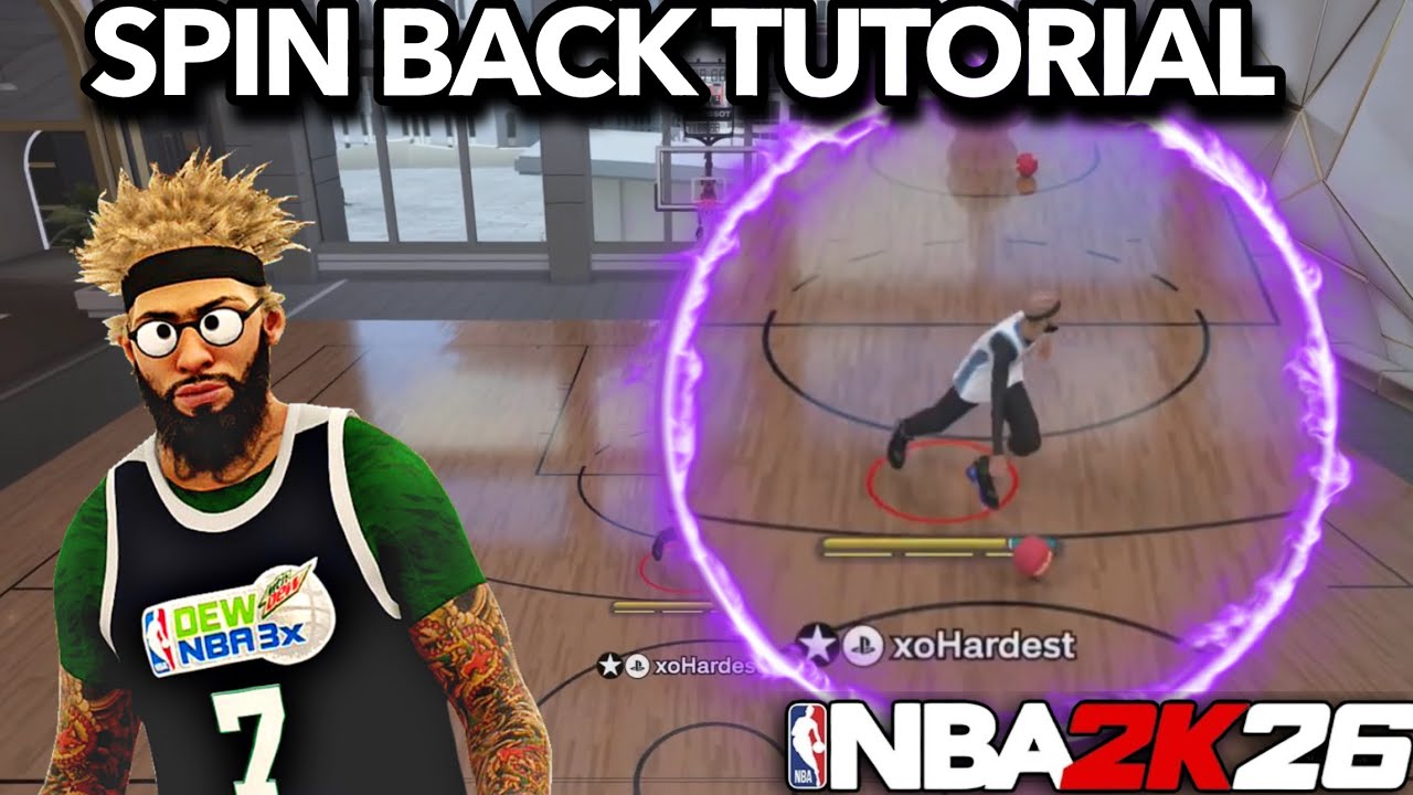 *NEW* HOW TO SPIN BACK DRIBBLE NBA 2K26 | DRIBBLE TUTORIAL - YouTube