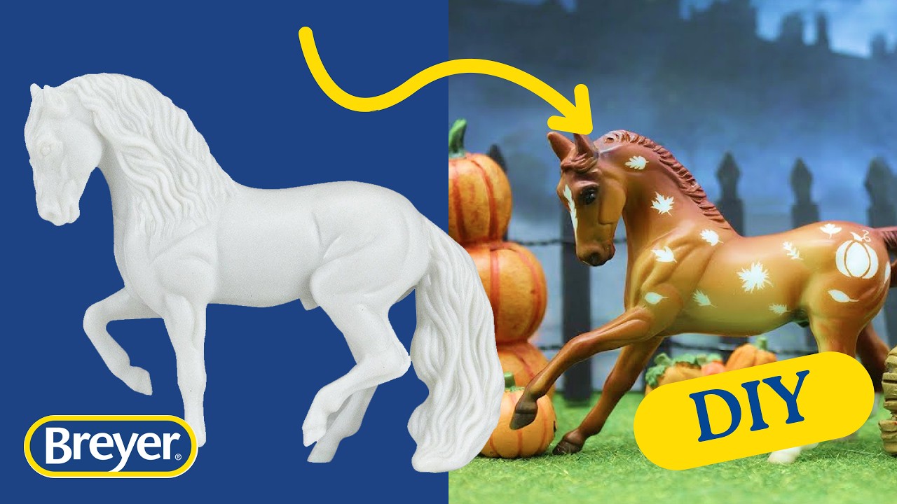 🍂 Etching Fall Decorator Stablemates Workshop | Breyer Model Horses ...