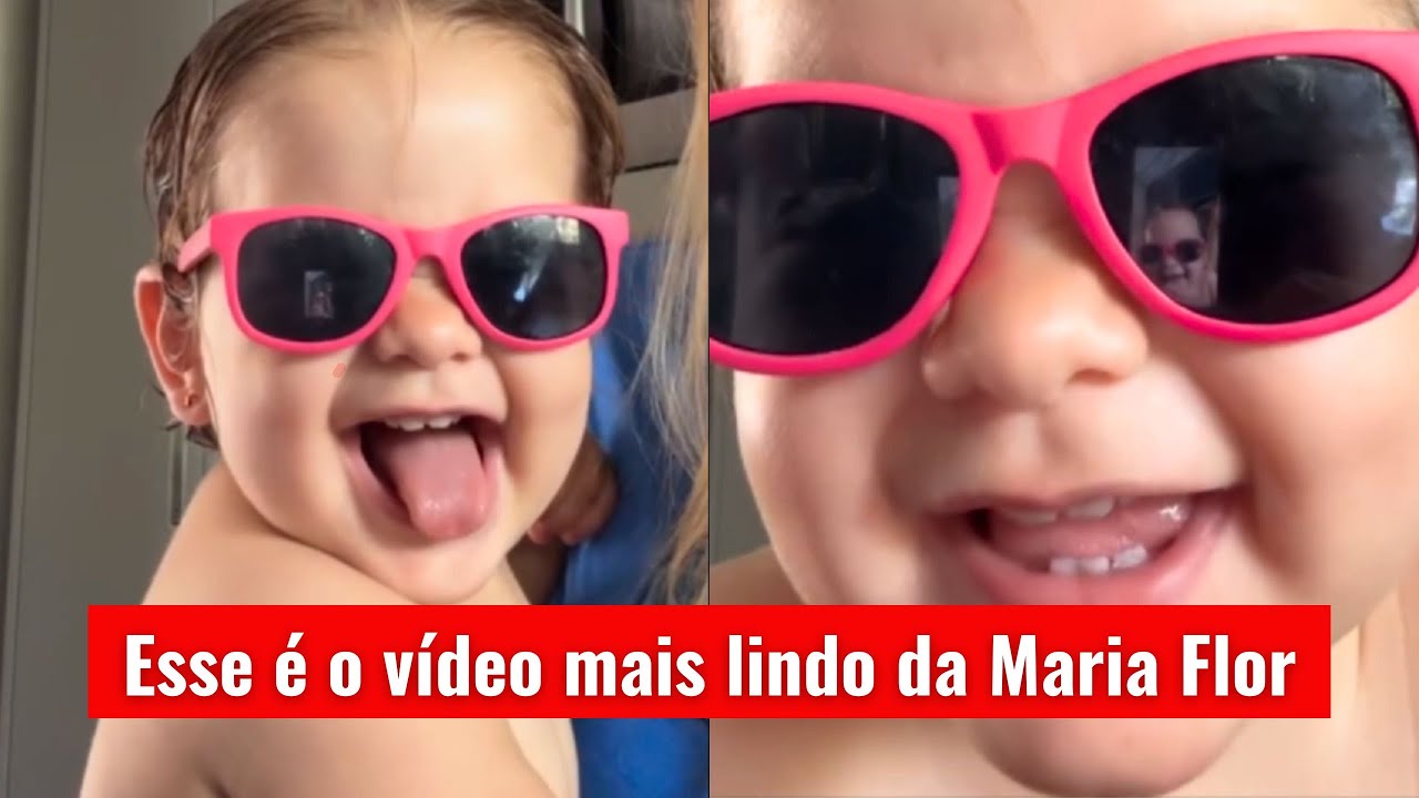Esse é o vídeo mais lindo da Maria Flor - YouTube