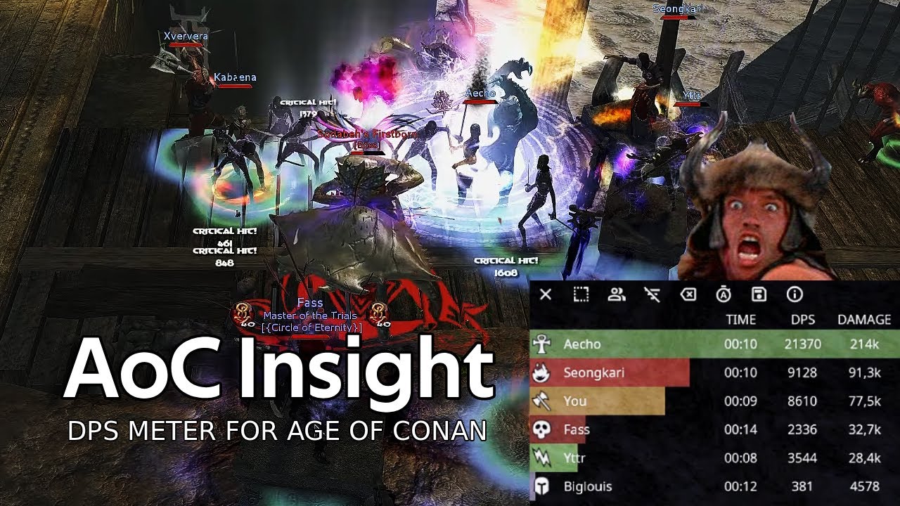 Age of Conan DPS Meter – AoC Insight by Yttr | Setup & Guide (Download ...