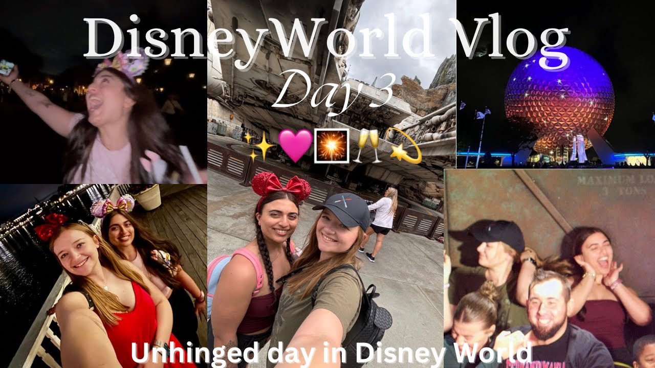 disney world vlog | just a typical UNHINGED day in disney world - YouTube