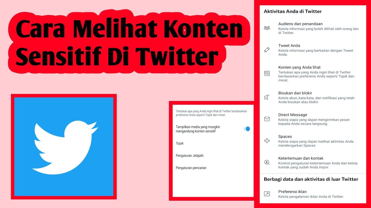 Cara Melihat Konten Sensitif Di Twitter - YouTube