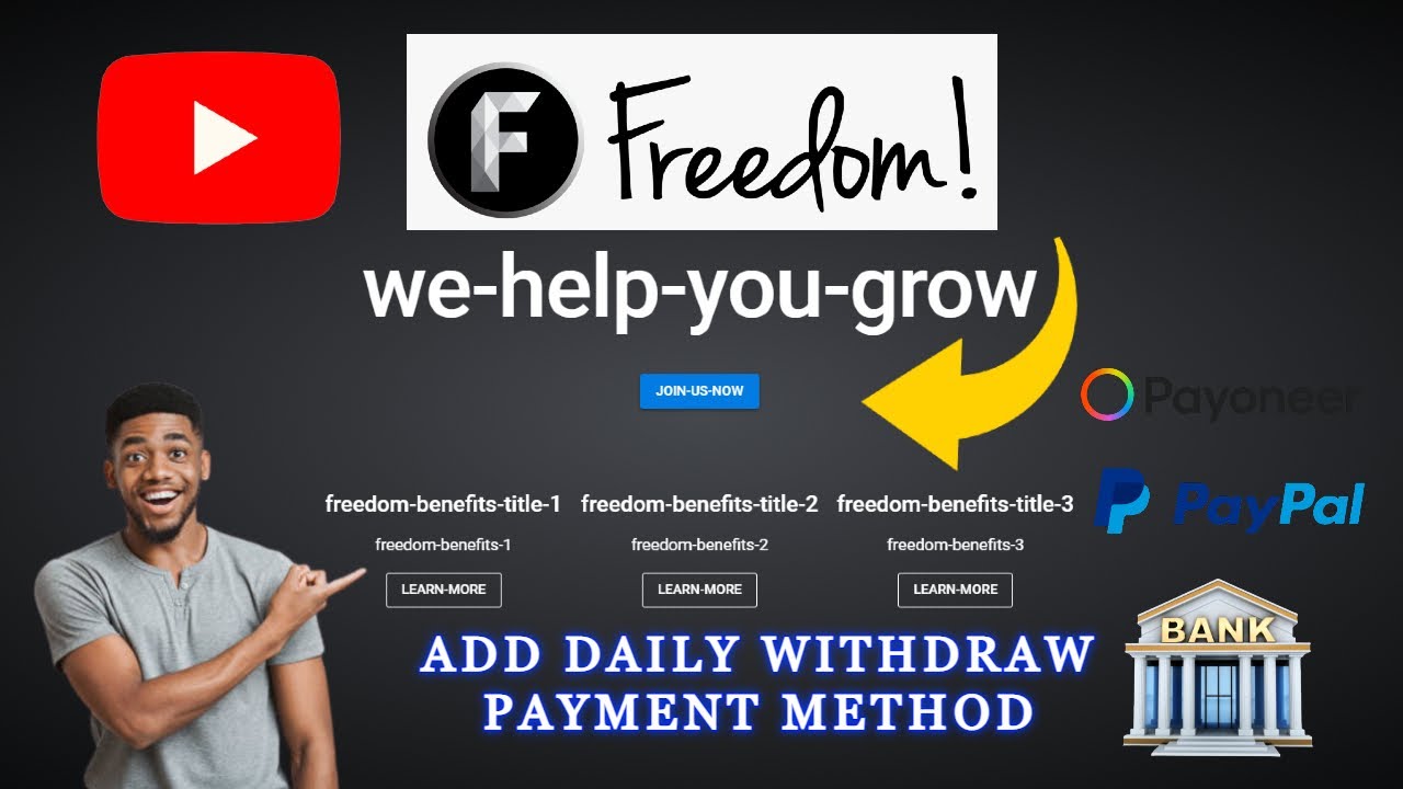 How To Join MCN Freedom Network 2023 || How To Add Daily Payment Method ...