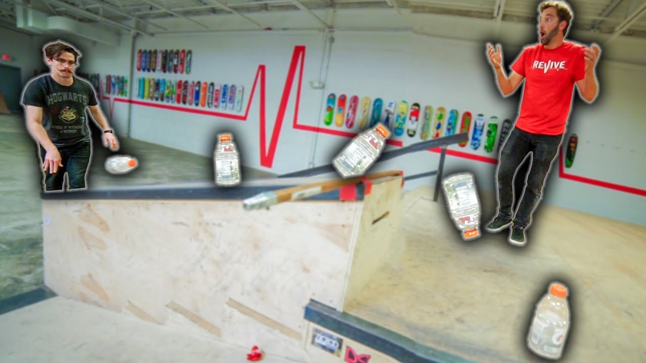 ULTIMATE BOTTLE FLIP SLIDE CHALLENGE - YouTube