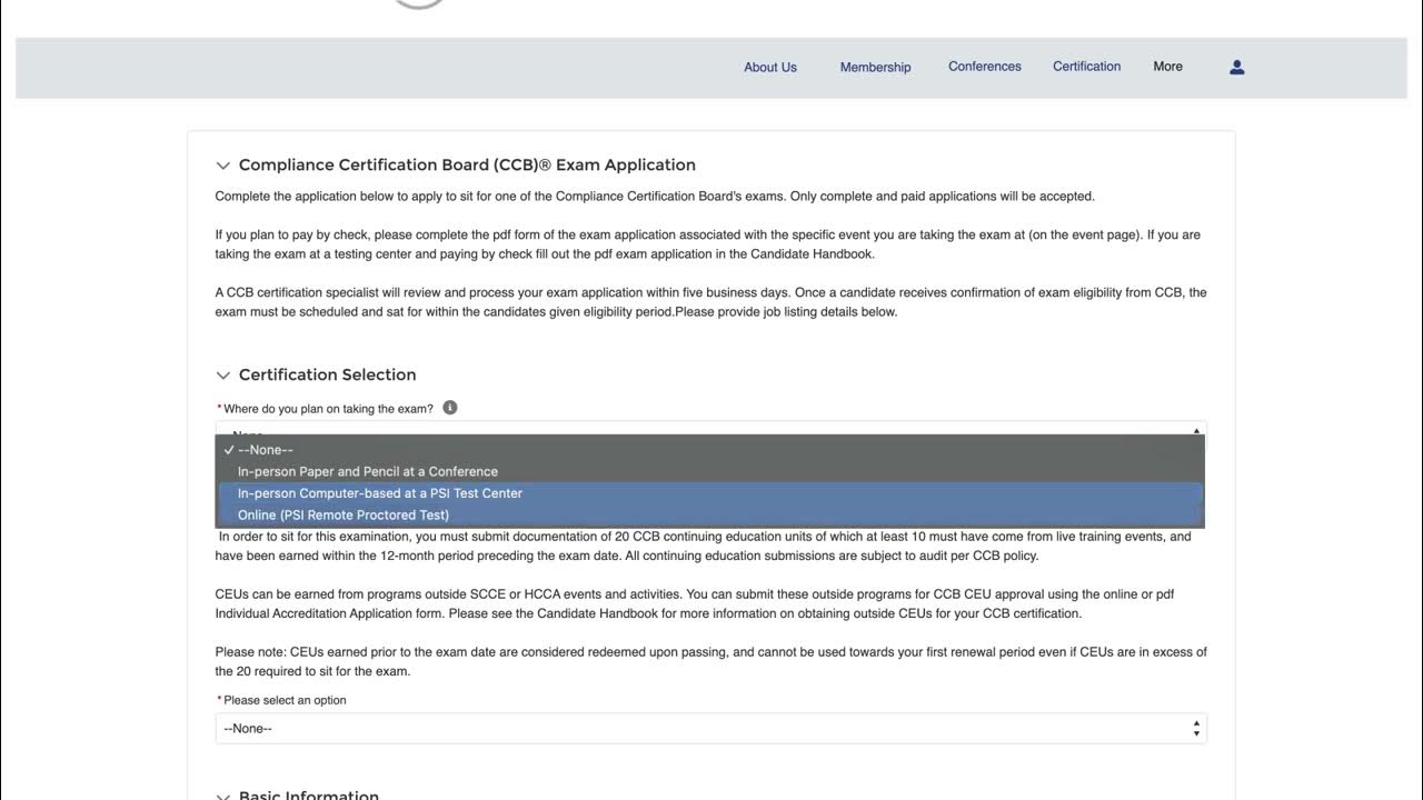 How to apply for the CCB certification exam - YouTube