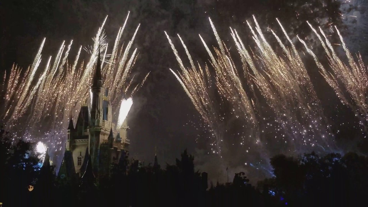 Magic Kingdom "Happily Ever After" Fireworks Show Finale - YouTube