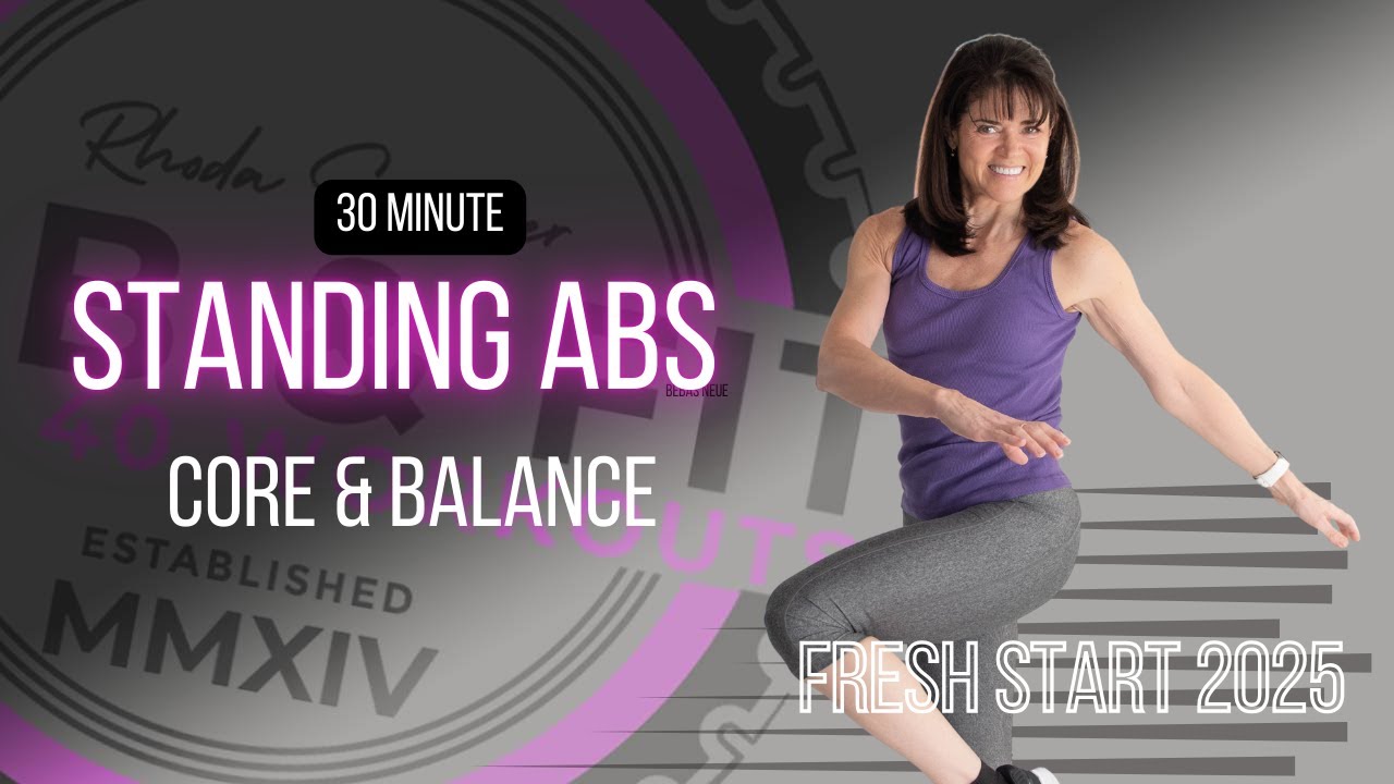Lose Belly Fat FAST with this All Standing ABS, Core & Balance Workout ...