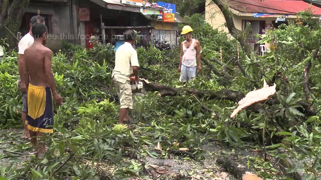 Typhoon Santi / Nari Aftermath Baler, Philippines 12th October 2013 ...