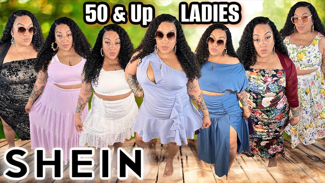 SHEIN Try-On Haul | Fashion Over 50 Serving Summer Boho Slay! - YouTube