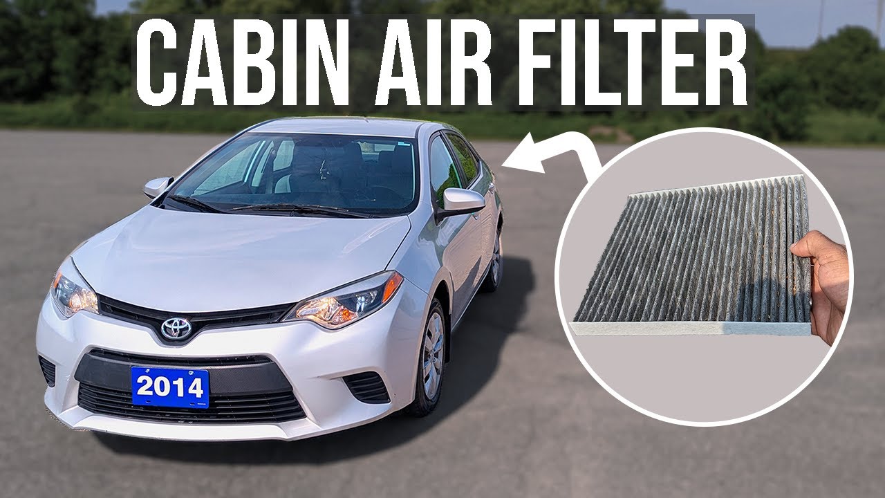 How to Replace Cabin Air Filter - Toyota Corolla (2014-2018) - YouTube