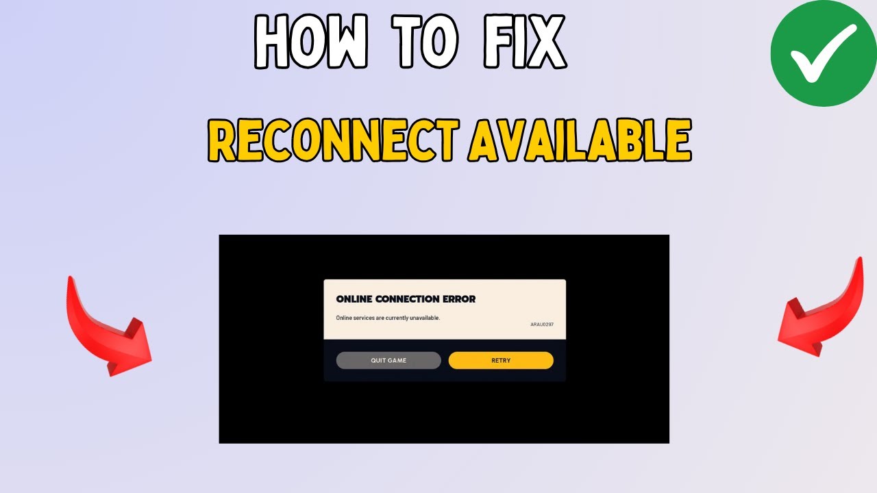 Fix Reconnect Available in ARC Raiders - YouTube