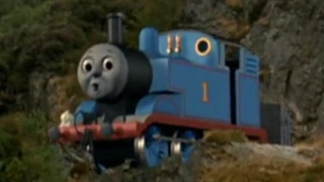 Thomas Rolls Down Muffle Mountain - YouTube