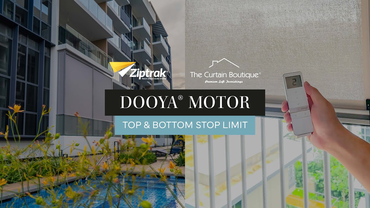 Set Top & Bottom Limits on Your DOOYA® Motor: The Curtain Boutique ...