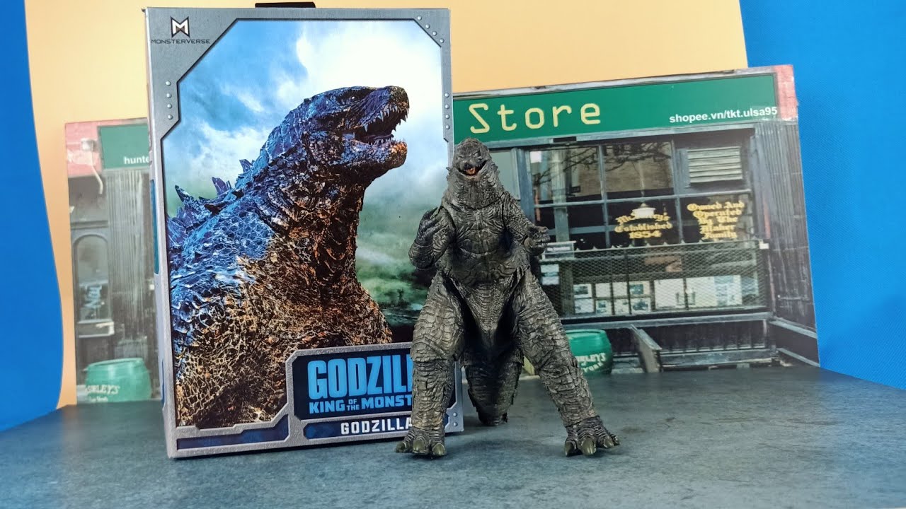 NECA Godzilla King Of Monster action figure Bootleg - YouTube