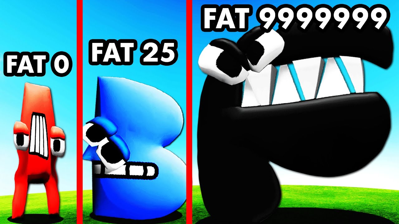 Growing SKINNY ALPHABET LORE Into FAT (GTA 5) - YouTube