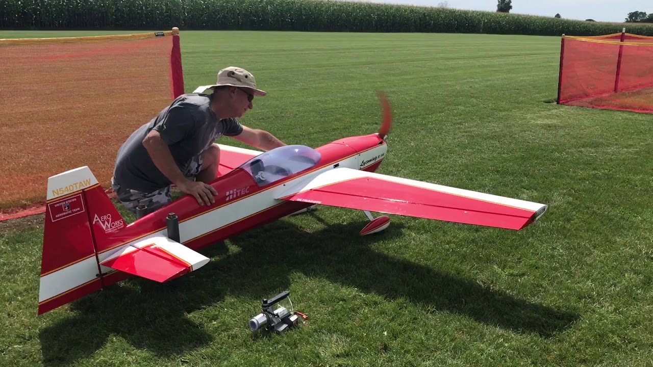Aeroworks Edge 540 35% - YouTube