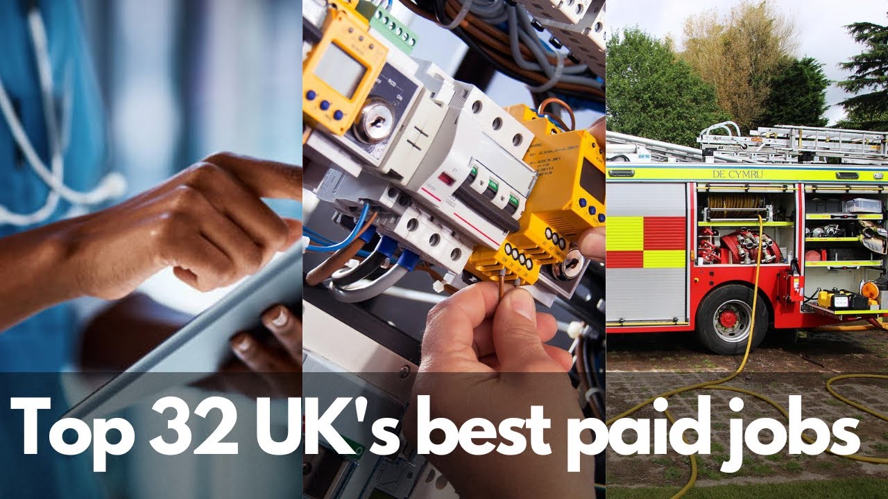 Top 32 UK's best paid jobs - YouTube