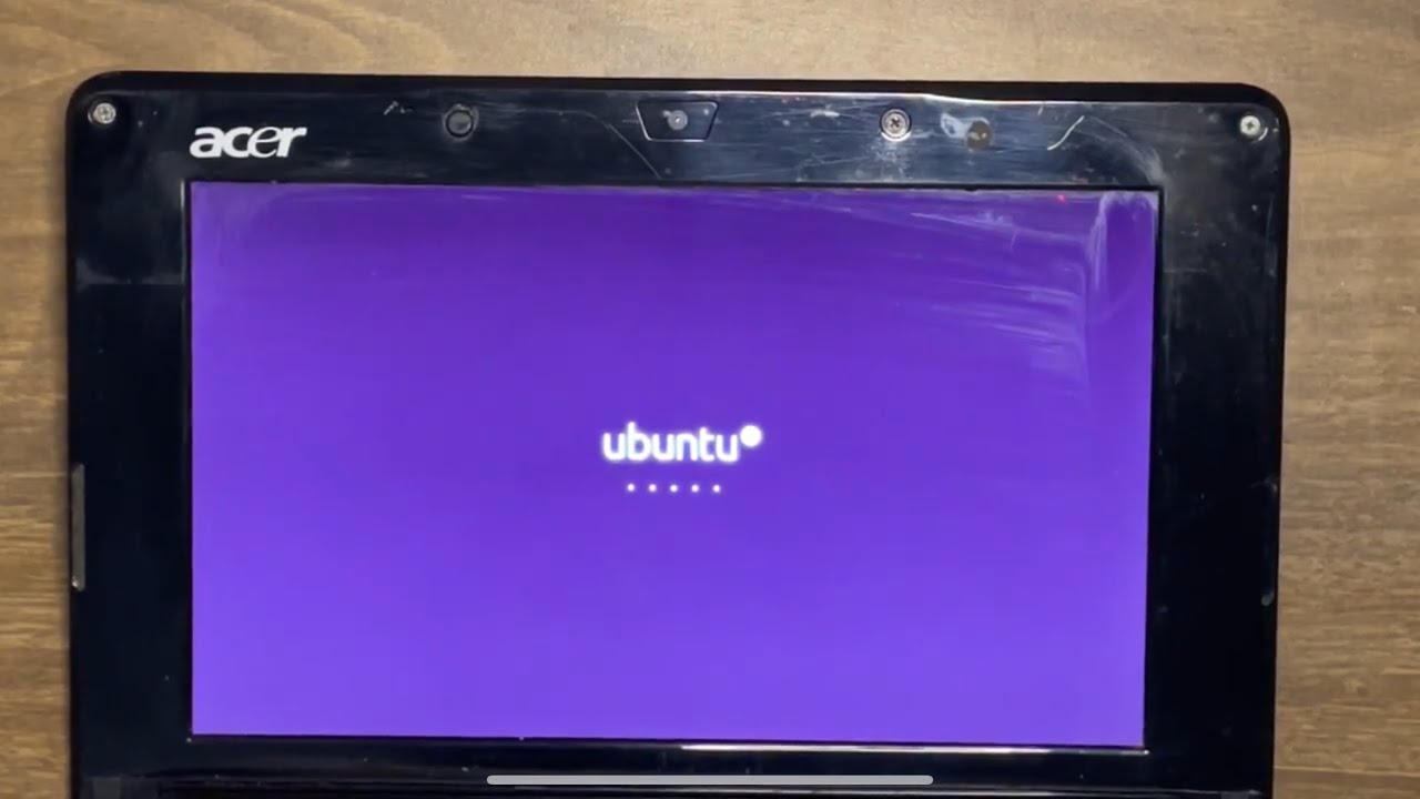 01X20 UBUNTU 10.10 INSTALLATION ON AN ACER NETBOOK IN 2024 - YouTube