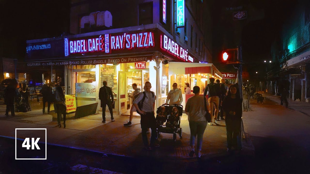 NEW YORK NightLife 🍸 Night in Lower MANHATTAN, NYC - YouTube