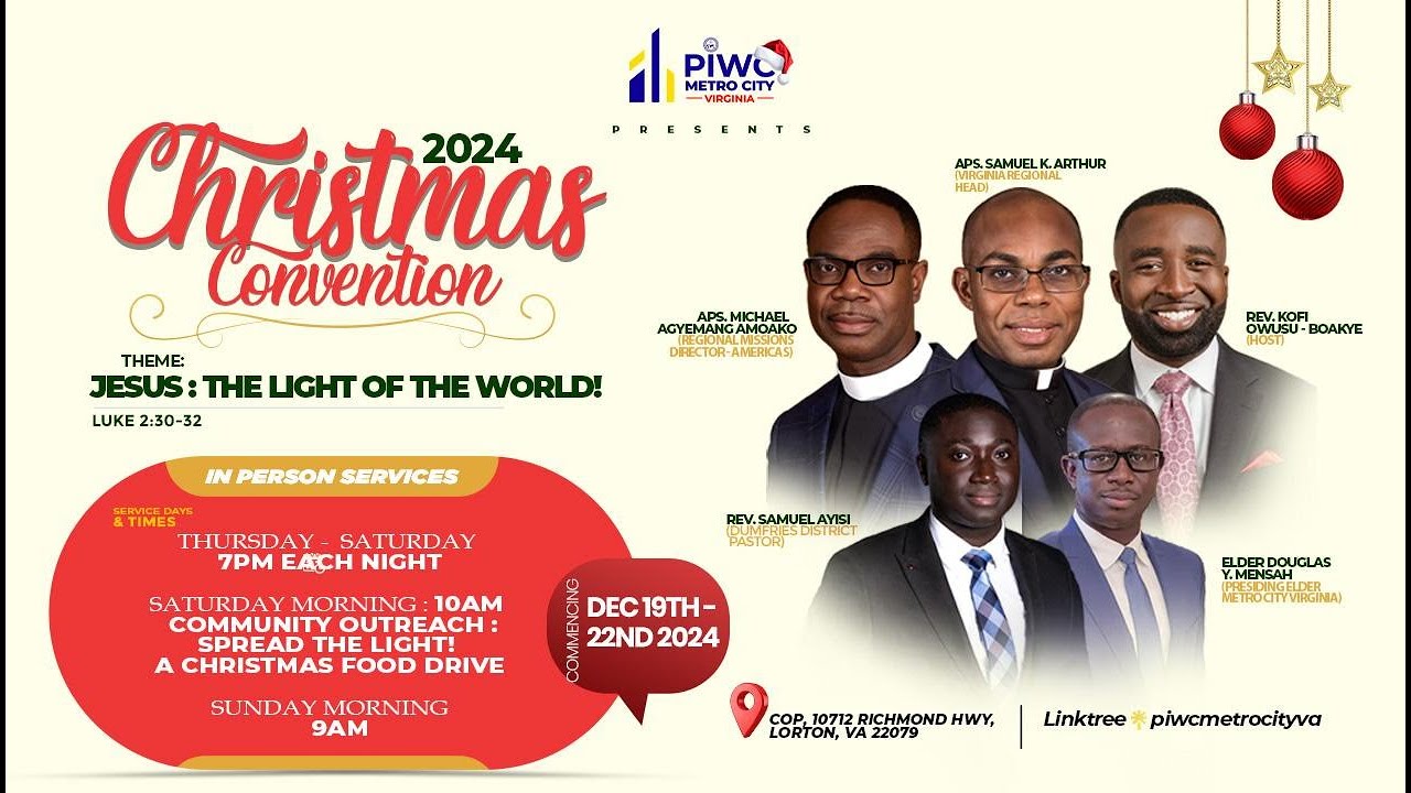 2024 CHRISTMAS CONVENTION- DAY 1 |APOSTLE SAMUEL K. ARTHUR | JESUS! THE ...