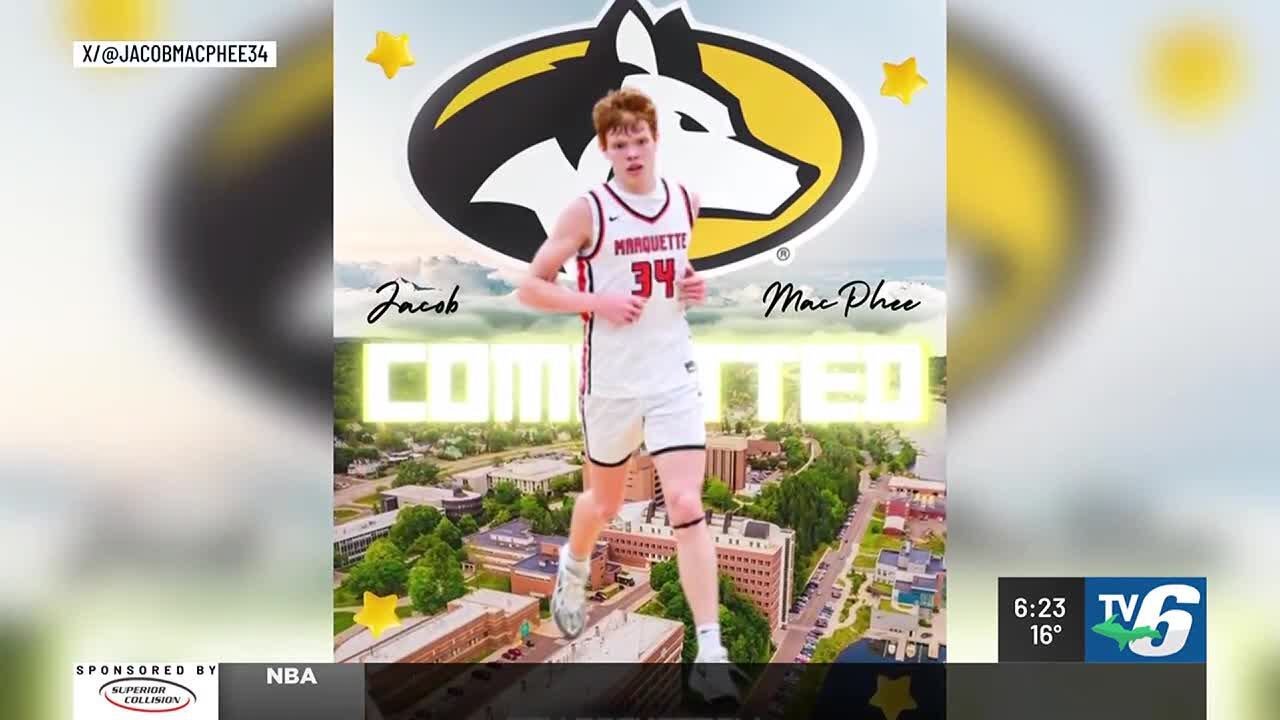 Marquette's Jacob MacPhee commits to Michigan Tech men's basketball - YouTube