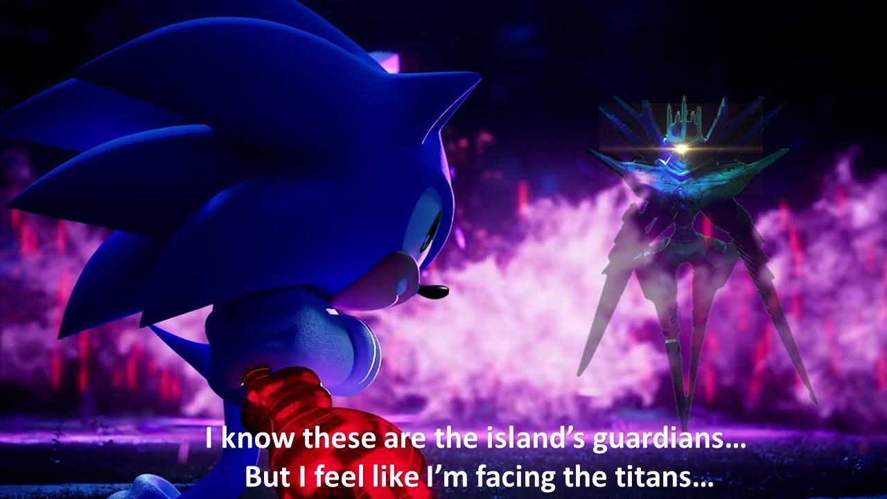 Sonic Frontiers, but Sonic faces Titan-Level Guardians!? - YouTube