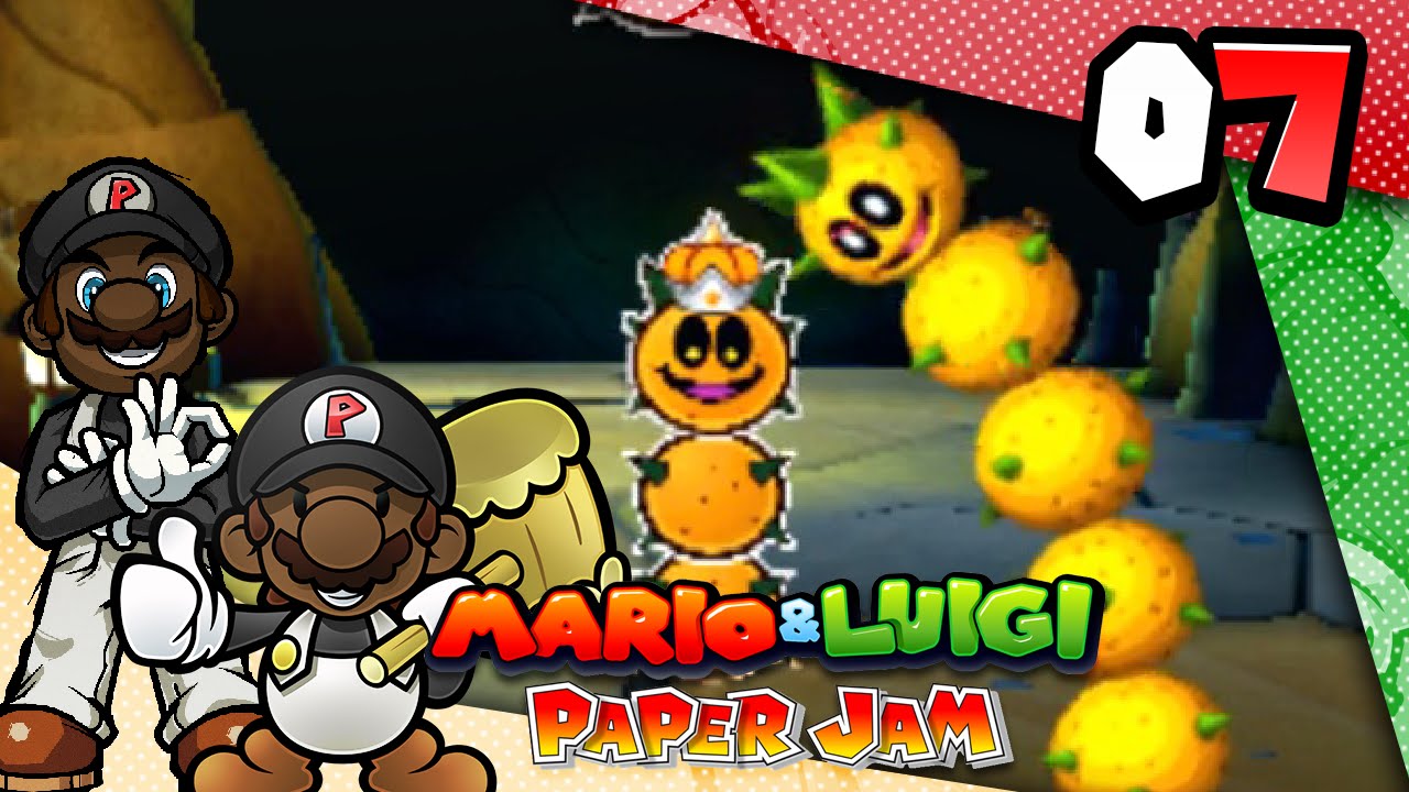 Pokey Pokey Panic || Mario and Luigi: Paper Jam w/ Facecam! - Part 7 ...