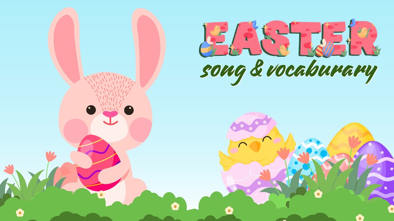 Best Easter Songs & Vocabulary for Kids | Fun Easter Bunny & Egg Hunt ...