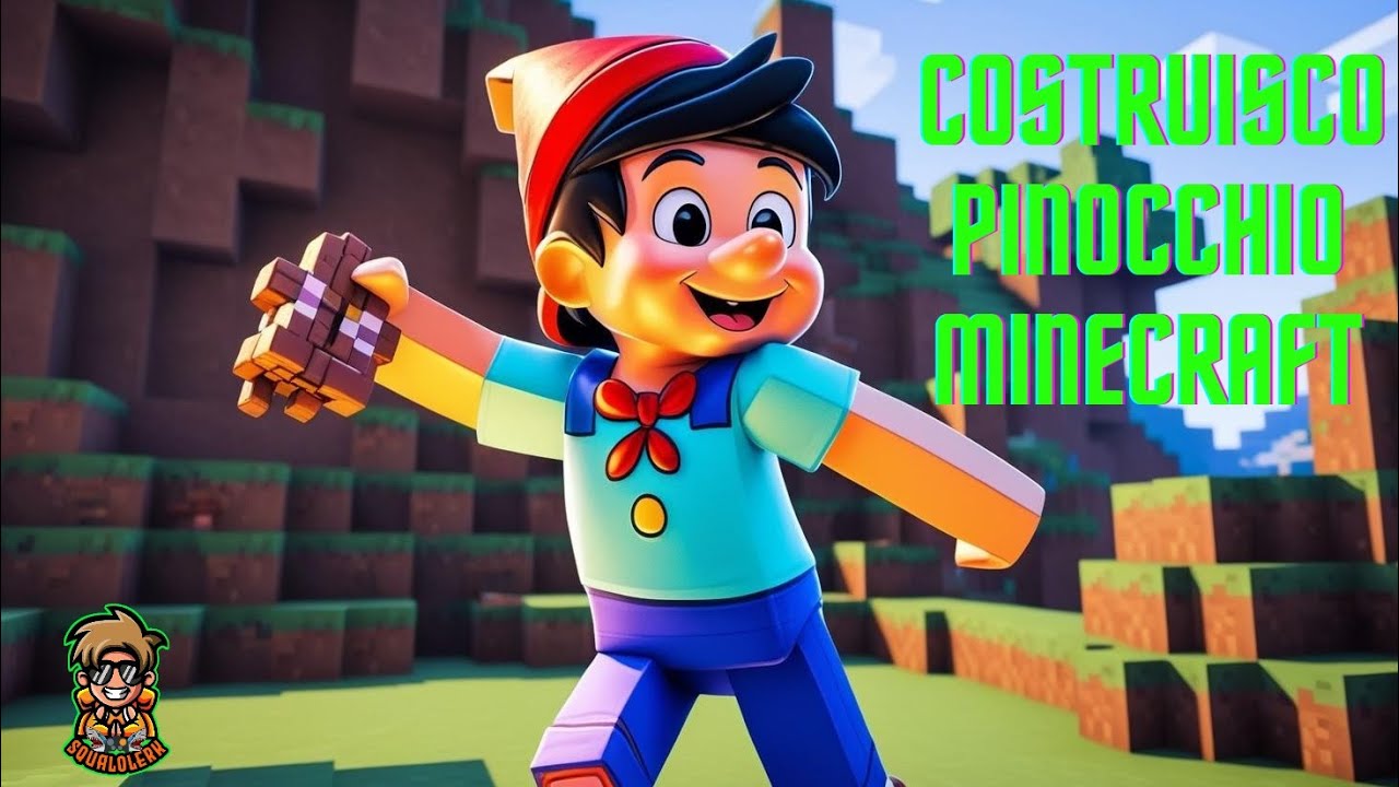 Costruisco Pinocchio Minecraft - YouTube