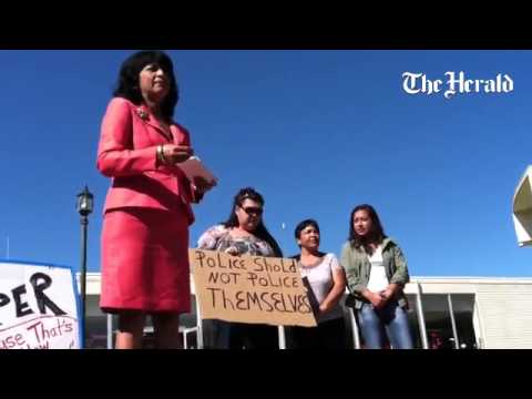 #2 #Salinas Police Shootings: activist Margaret Serna Bonetti speaks ...