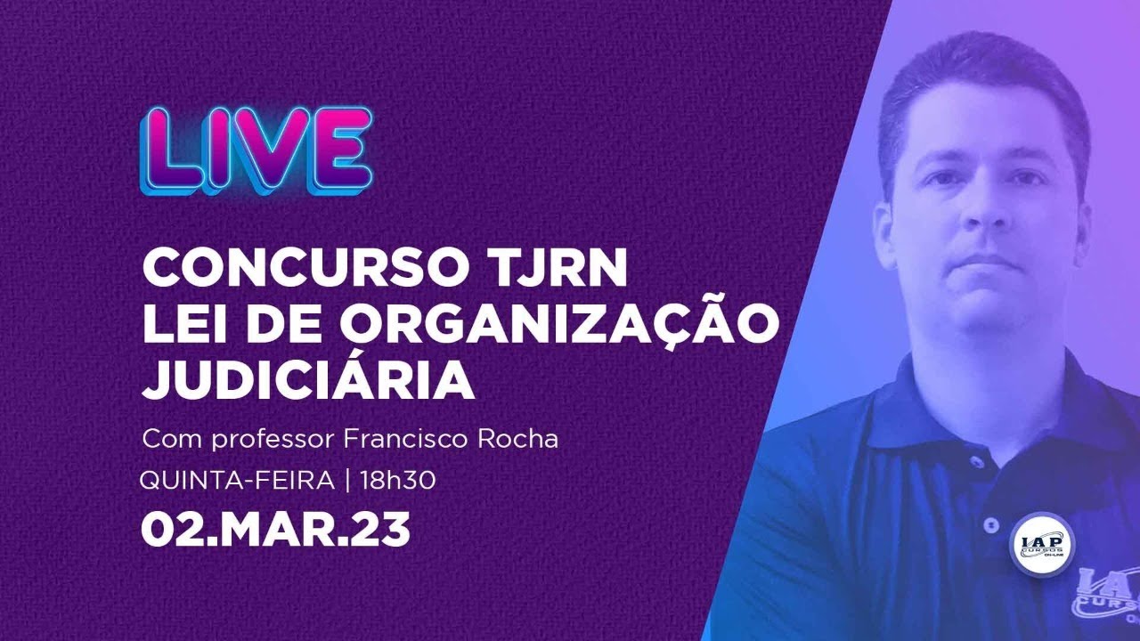 TJRN - LEI DE ORGANIZAÇÃO JUDICIARIA (TRIBUNAL DE JUSTIÇA DO RN) - YouTube