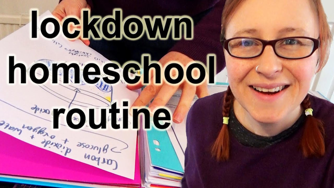 Our HOMESCHOOL ROUTINE during LOCKDOWN. UK DAILY VLOG. - YouTube