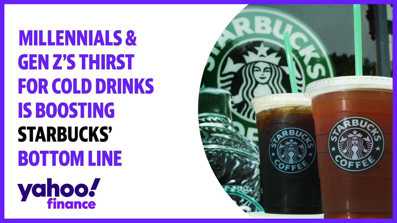 Millennials & Gen Z's thirst for cold drinks is boosting Starbucks ...