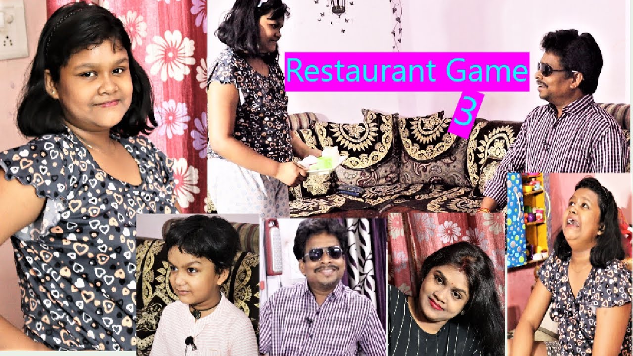 Restaurant Game part - 3 , playing with my kitchen set with family, A ...