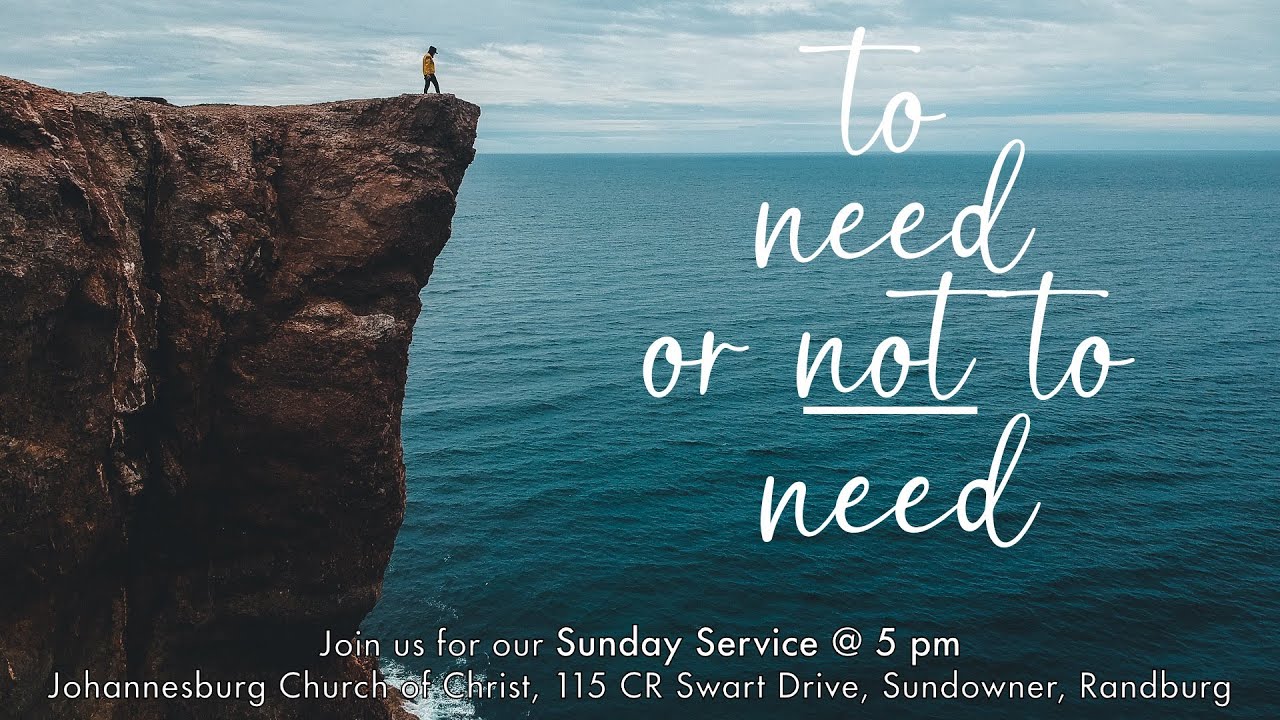 'To Need or Not to Need' by Justin Louw - YouTube