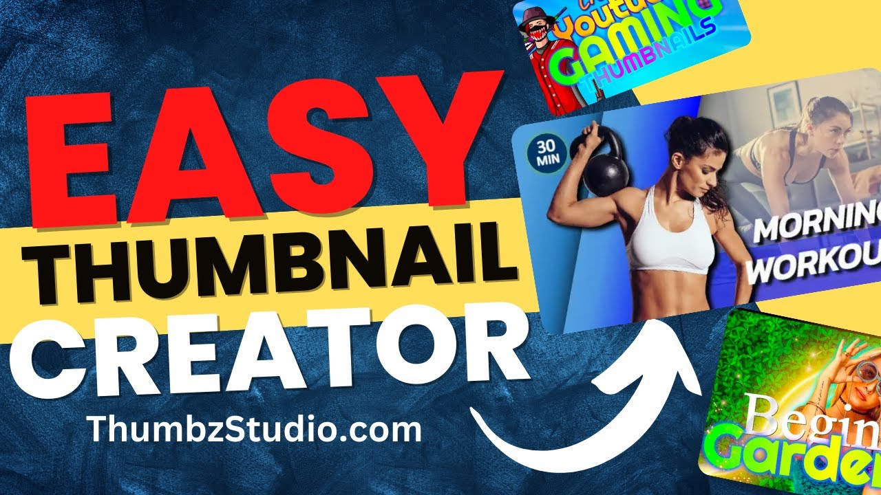 Easy Fitness YouTube Thumbnail Creator Tool for YouTube Thumbnails ...