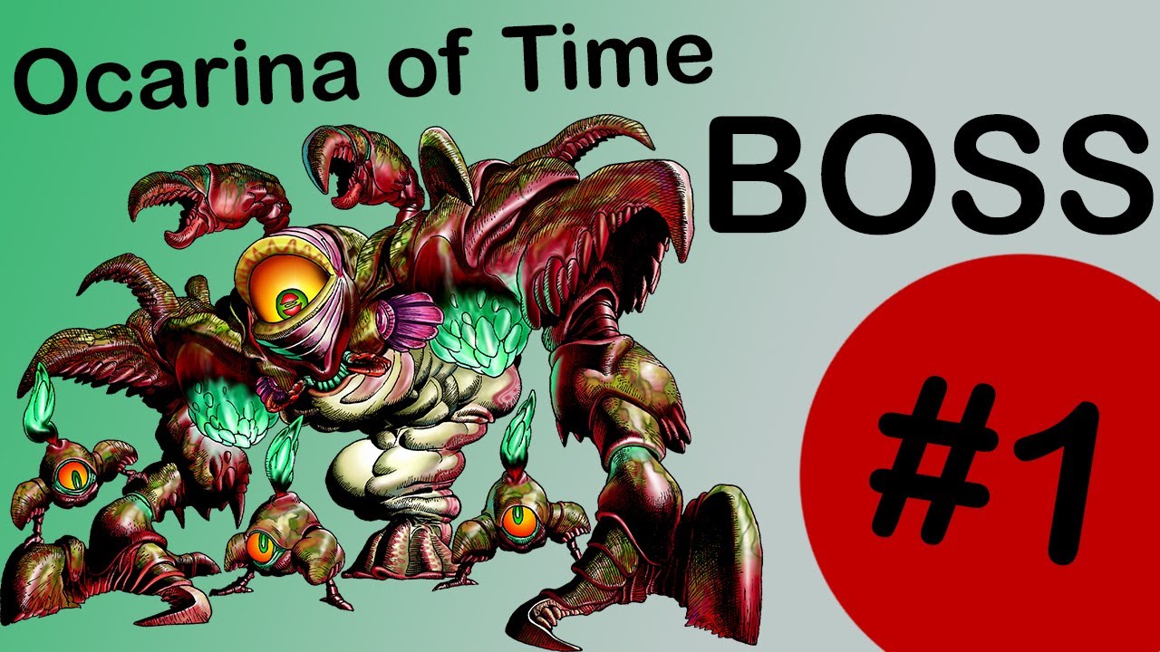 Ocarina Of Time Boss n°1 "Gohma" - YouTube