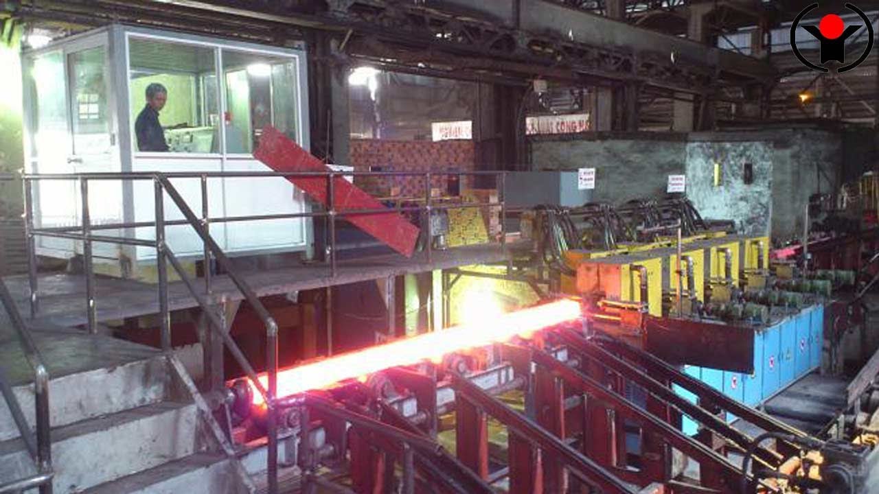 steel long billet induction preheating system - YouTube