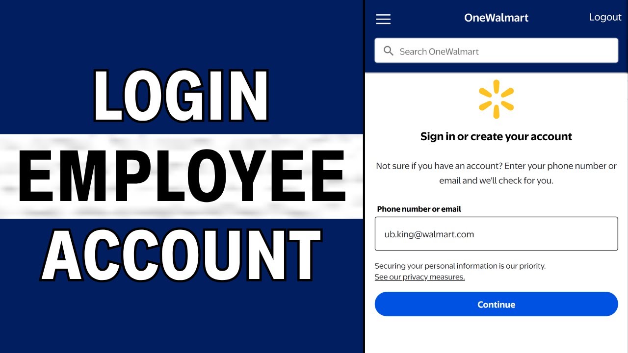 Walmart Employee Login | Walmart Employee Account Sign In Tutorial ...