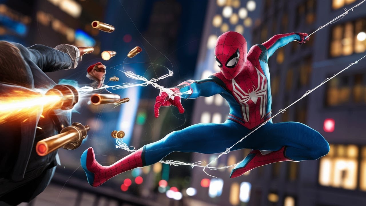 Spider Man Confronting the Bullet's Attack - YouTube