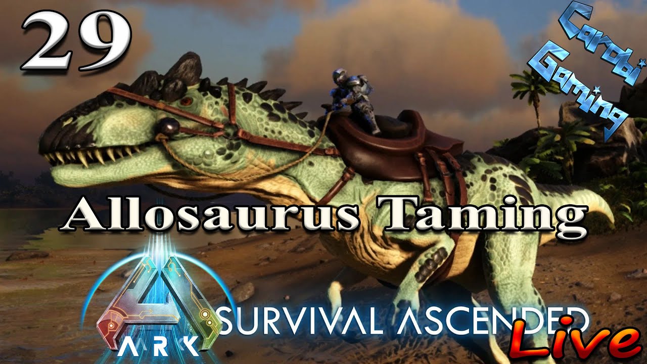 ARK Survival Ascended - 29 rész Extinction (Allosaurus Taming - Gyere ...