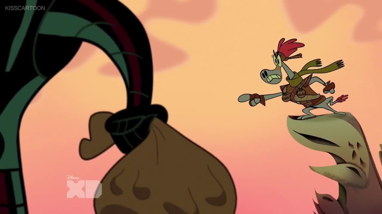 Sylvia, fighting with Killbot 85 - wander over yonder (first round ...