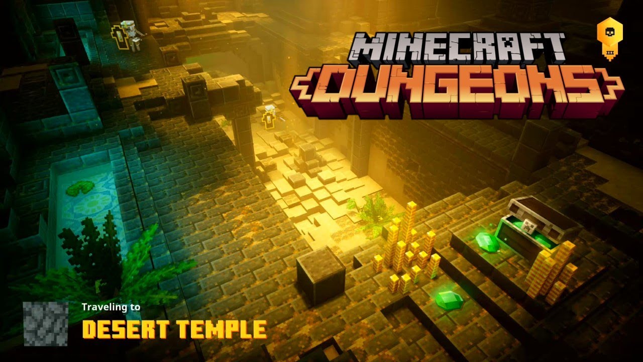 Minecraft Dungeons - Desert Temple Gameplay - YouTube