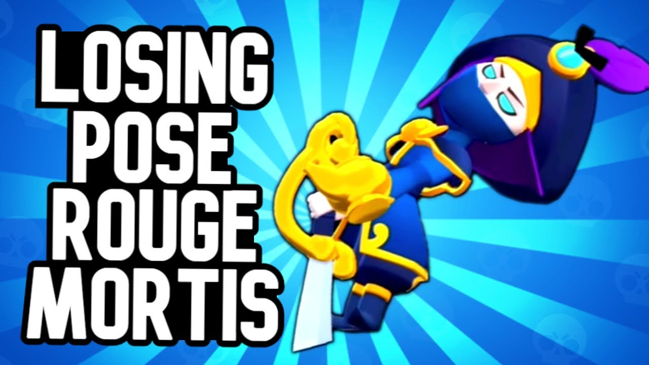 New Skin ROUGE MORTIS Losing Pose | Brawl Stars Rouge Mortis Animation ...