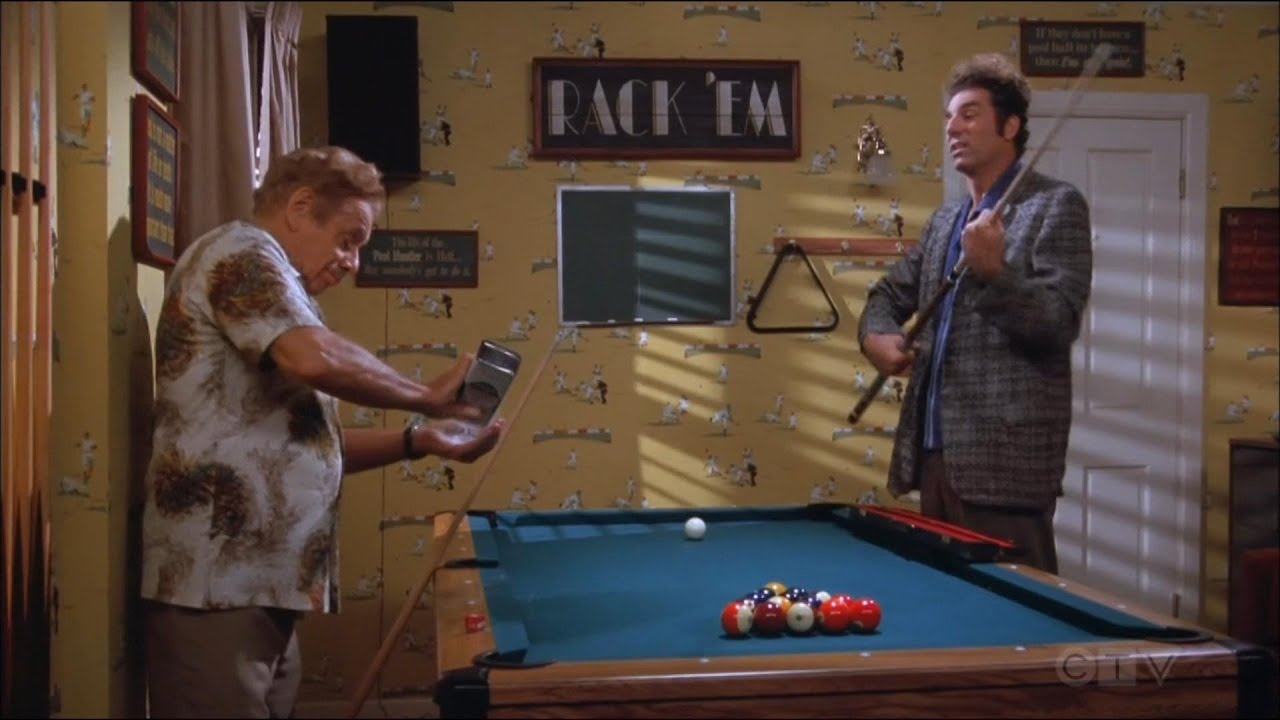 Kramer Playing Pool - Seinfeld - S07E17 [HD] - YouTube