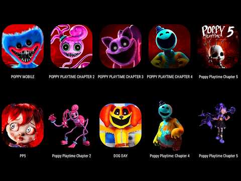 Poppy Playtime: Chapter 1, 2, 3, 4, 5, 6, 7, 8 (Mobile) – FULL GAME, All Bosses & Every Ending