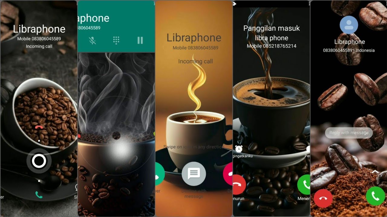 ⚫LG coffee/ VIVO Y12/ ZTE/ IPHONE 12PROMAX/ REDMI COFFEE INCOMING CALLS ...