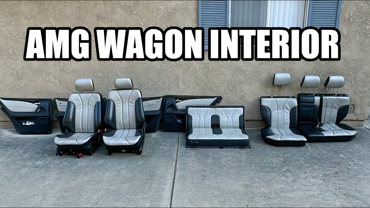 I Got 2 Tone AMG Interior For A Wagon I Don't Have Yet - YouTube